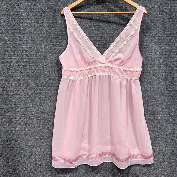 Cato | Intimates & Sleepwear | Cato Babydoll Nightgown Large Baby Pink ...